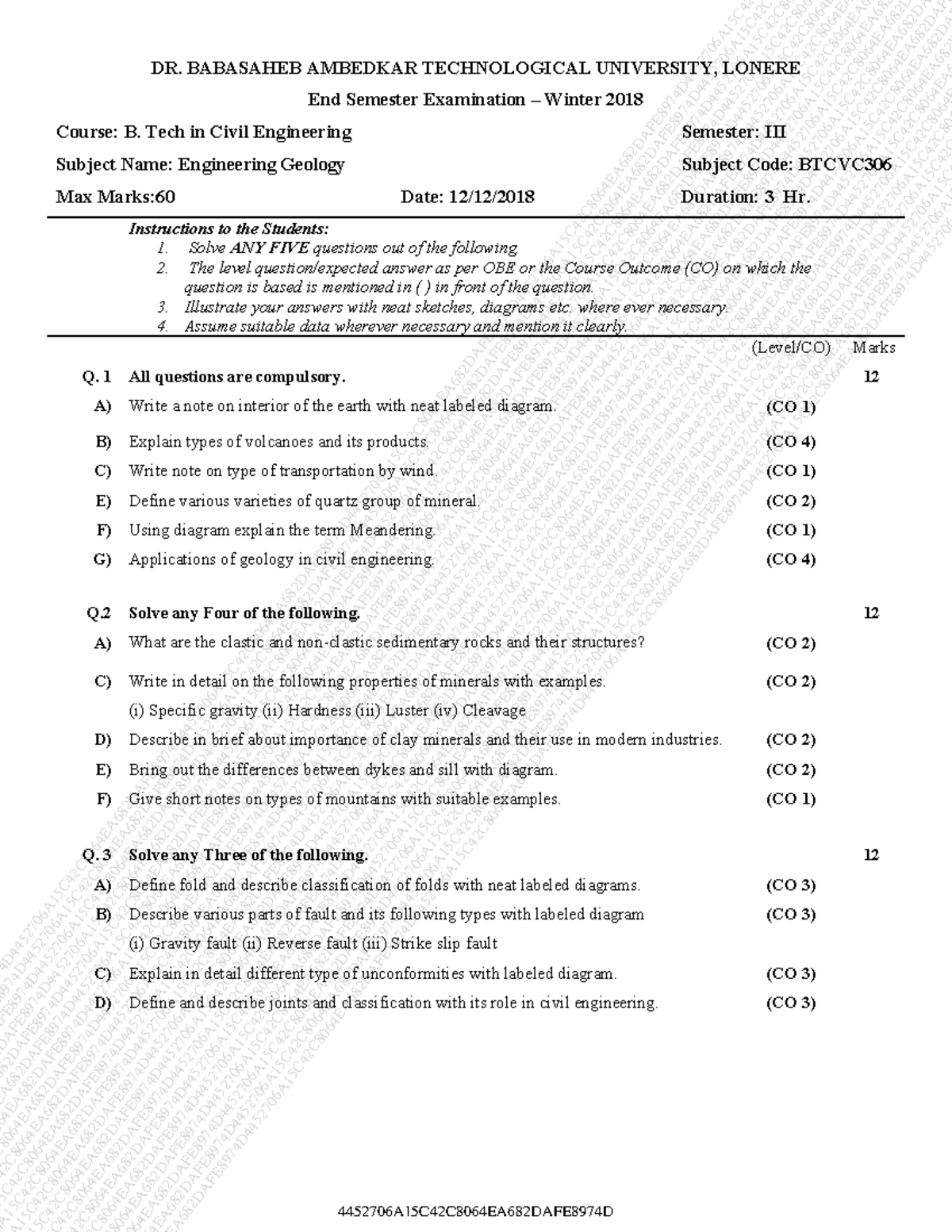 Engineering Geology - ghcdhgfjhyfyr - DR. BABASAHEB AMBEDKAR ...