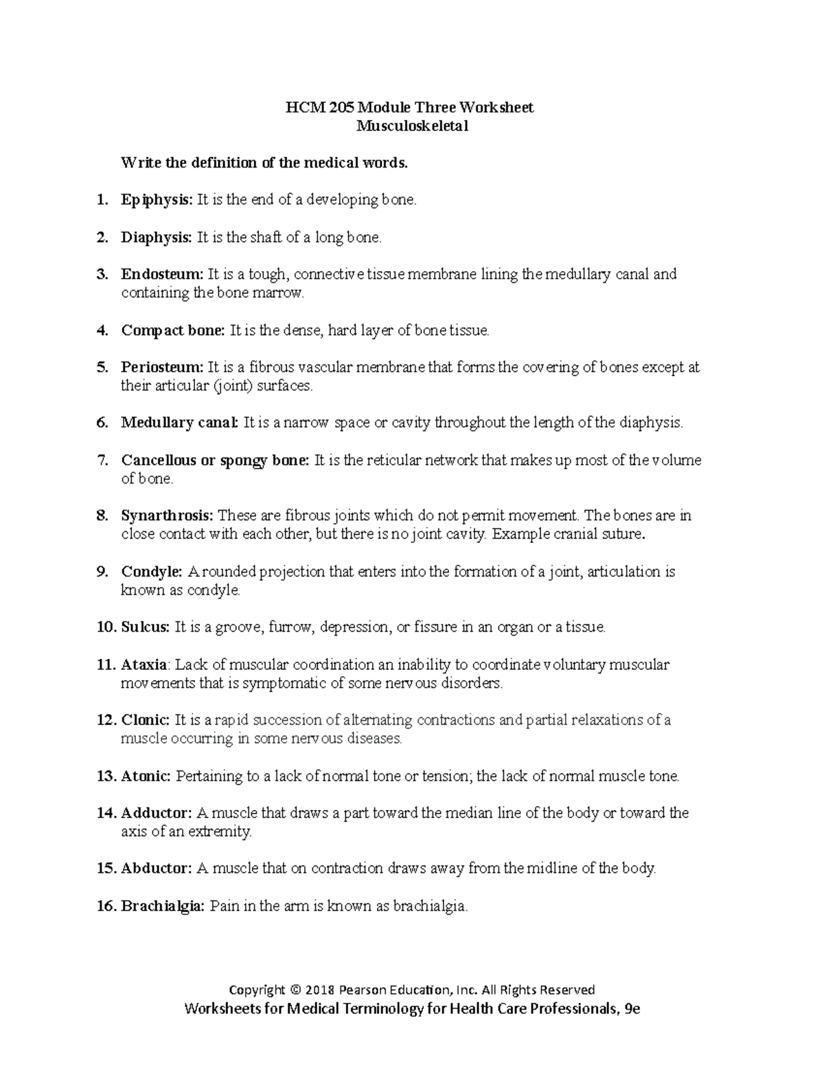 HCM 205 Module Three Worksheet - HCM 205 Module Three Worksheet ...