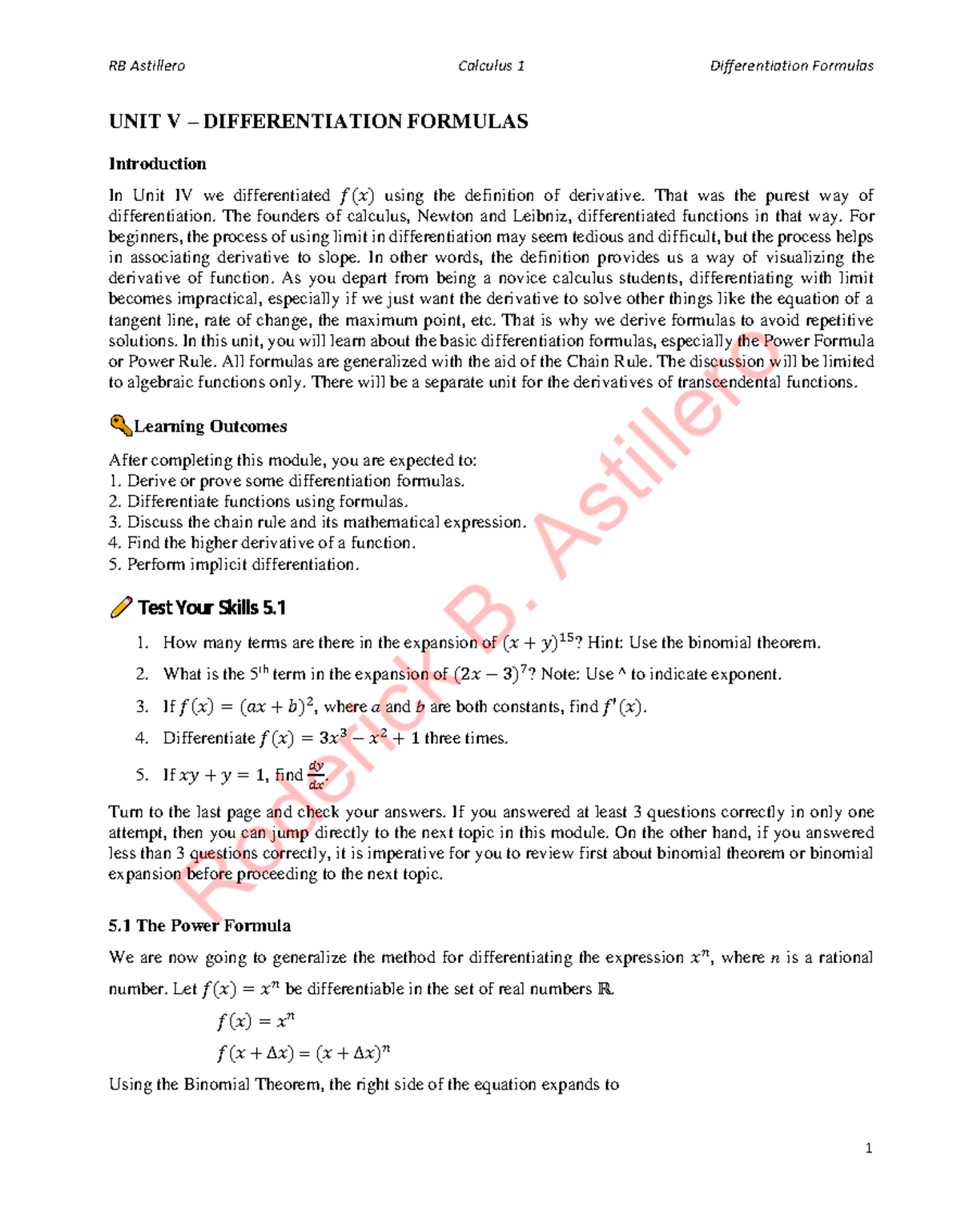 Unit5 Differentiation Formulas b20257 e319636 ef2be99855 ba804d135 ...