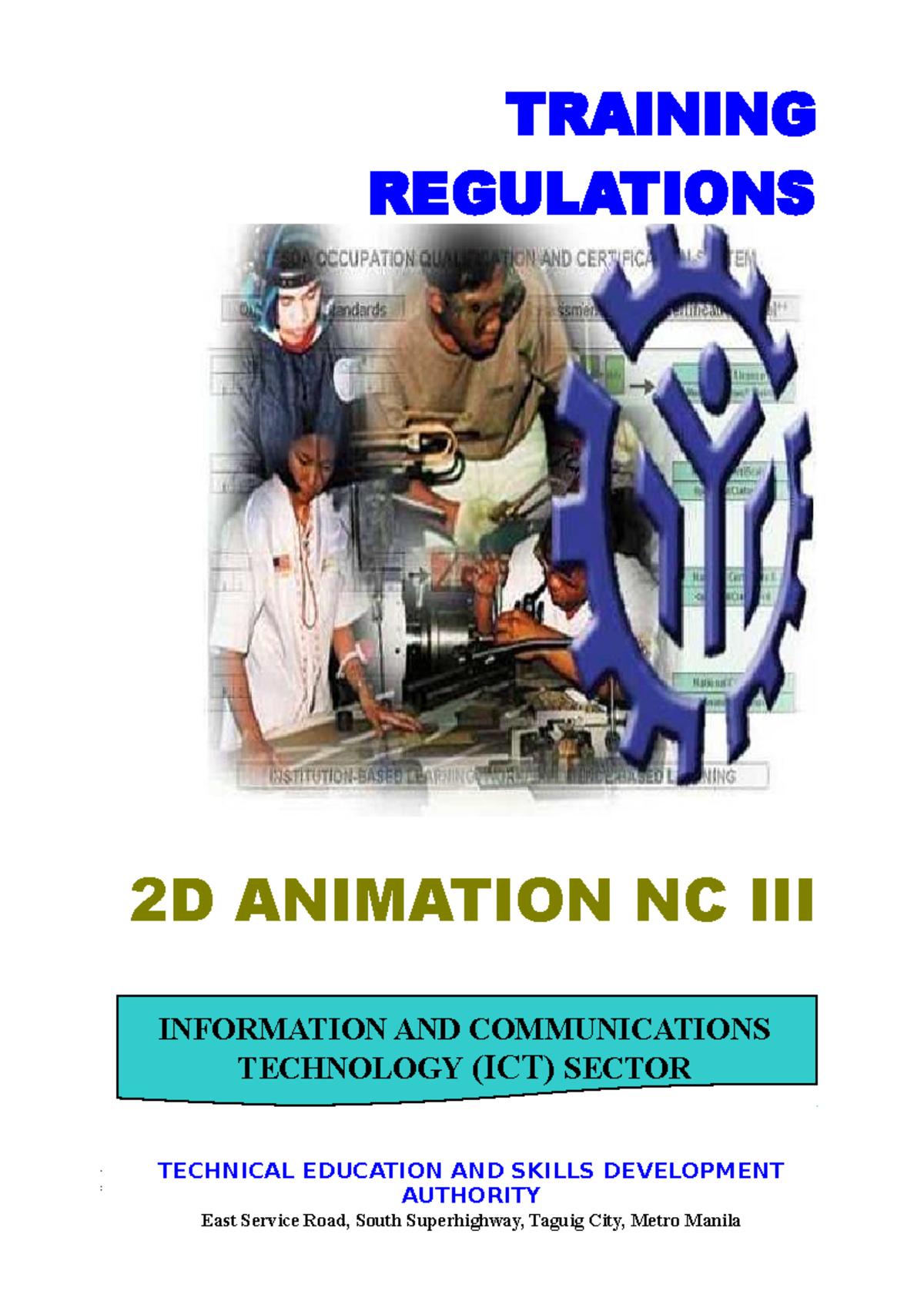 2D Animation NC III - JEL - TR - ICT (2D ANIMATION NC III) Amended July ...
