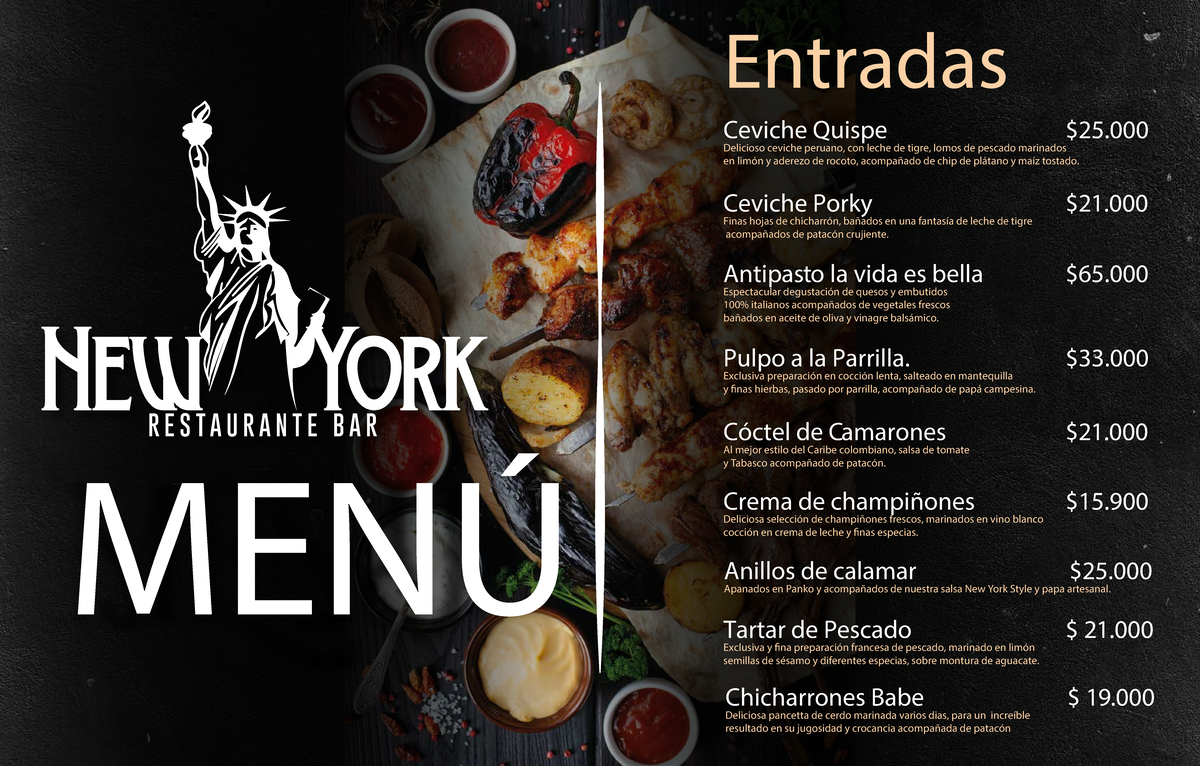 Menu2 - Hdydhhd - MENÚ Ceviche Quispe $25 ceviche peruano, con leche de ...