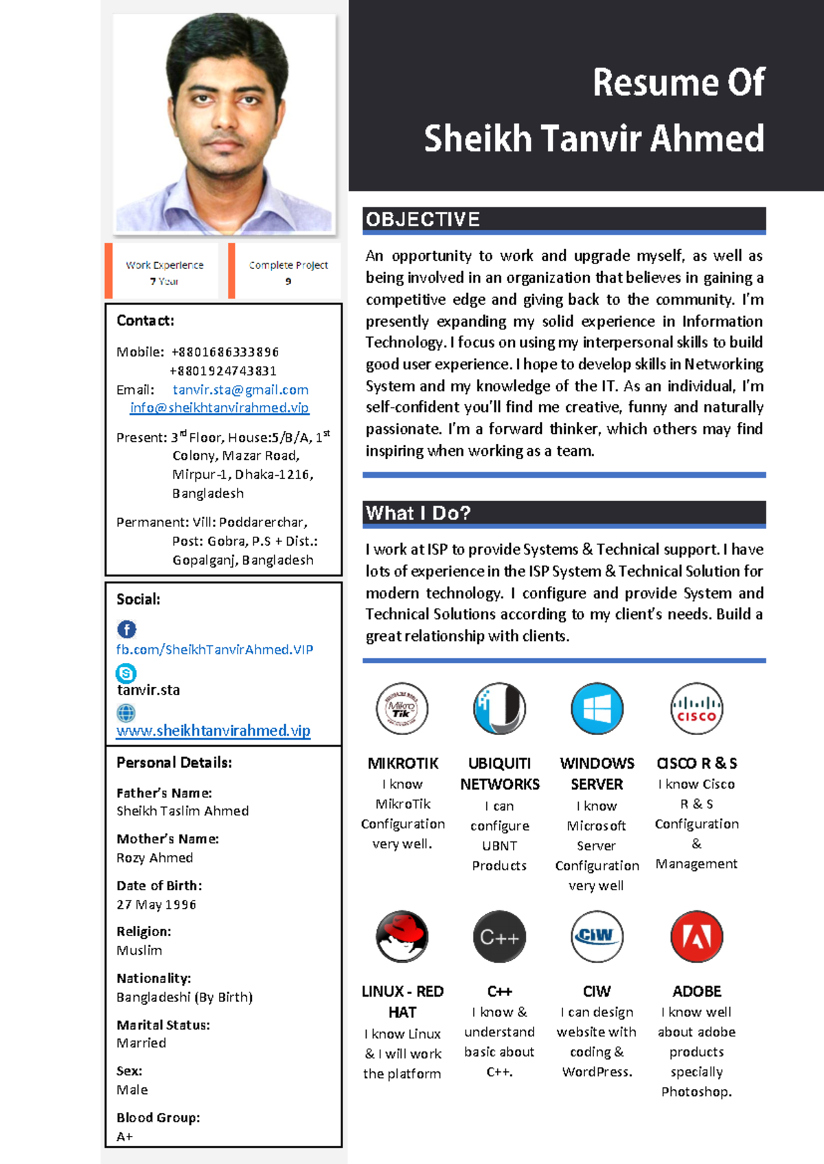 Sheikh Tanvir Ahmed - ASDFGHJKL; - MIKROTIK I know MikroTik ...