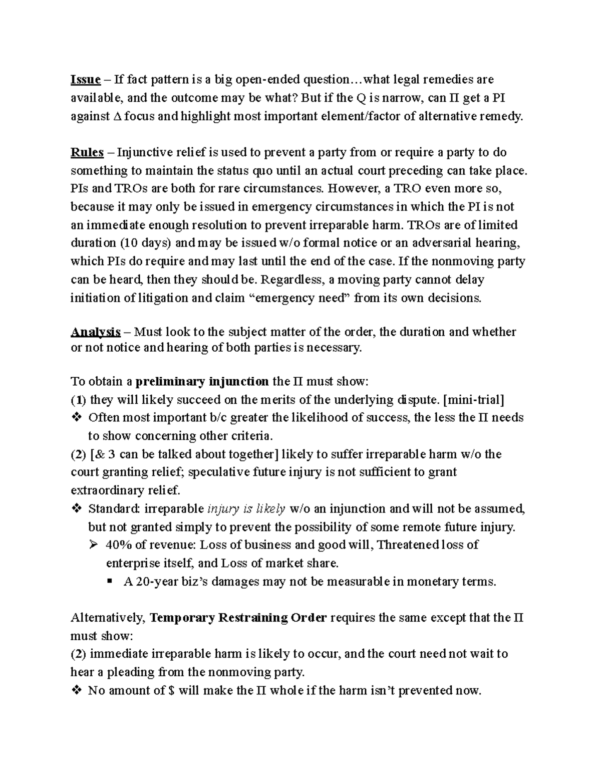 Case File 2 rules - dmudfghnm - Issue – If fact pattern is a big open ...