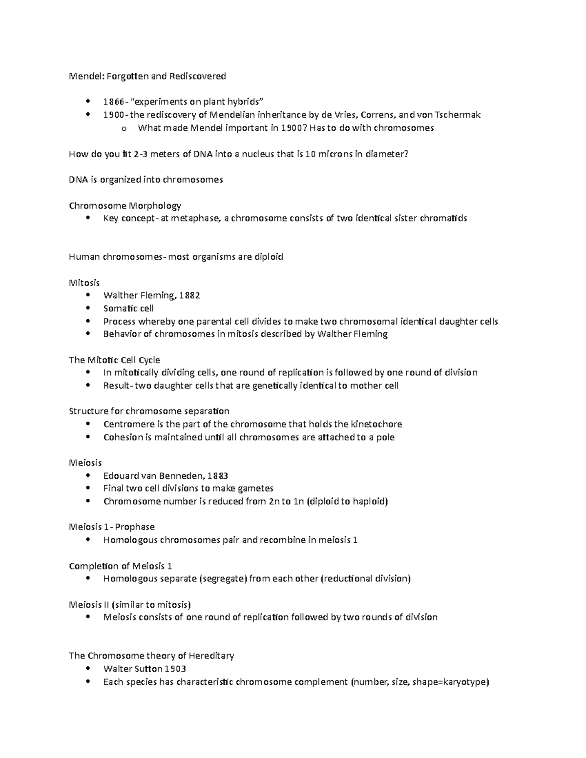 Mendel Rediscovered - Mendel: Forgotten and Rediscovered 1866 ...