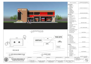 fire station plan - F IR E P PROJECT TITLE: CONCURRED BY: VERIFIED BY ...