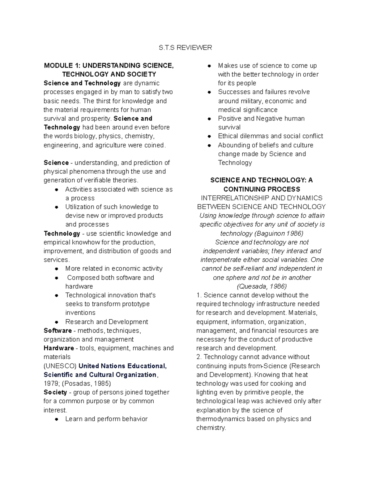 Untitled-document - Science Technology and Society - S.T REVIEWER ...