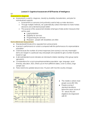 Classification for Intellectual Disability - Classification for ...