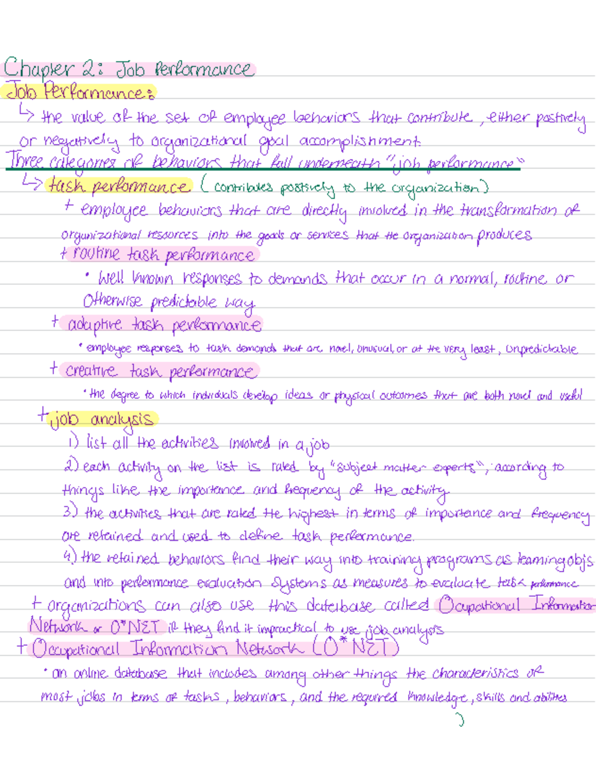 ORBG 300 Chapter 2 - ORGB 300 - Studocu