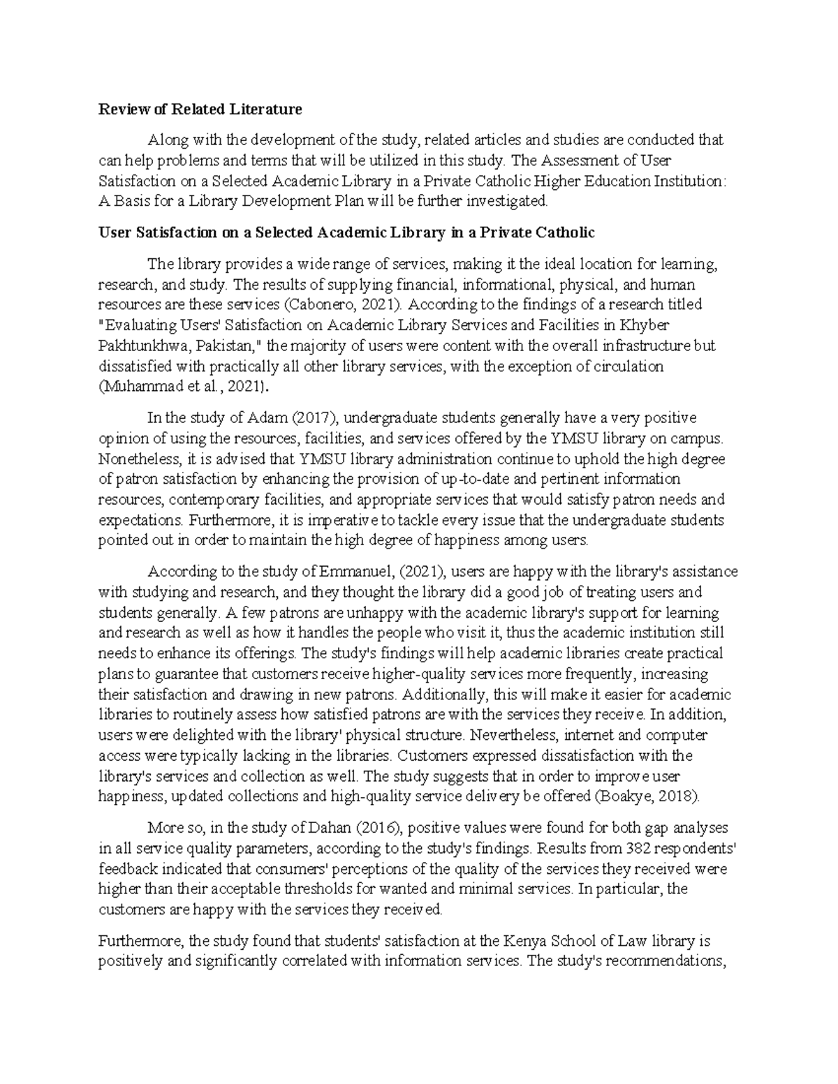 Final Rrl In Libraryvscience Review Of Related Literature Along With The Development Of The