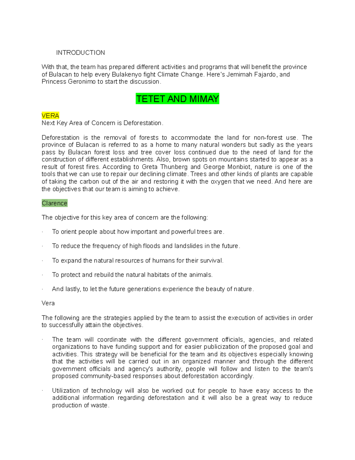 Scripts for presentations of grade twelve students - Physical Education ...