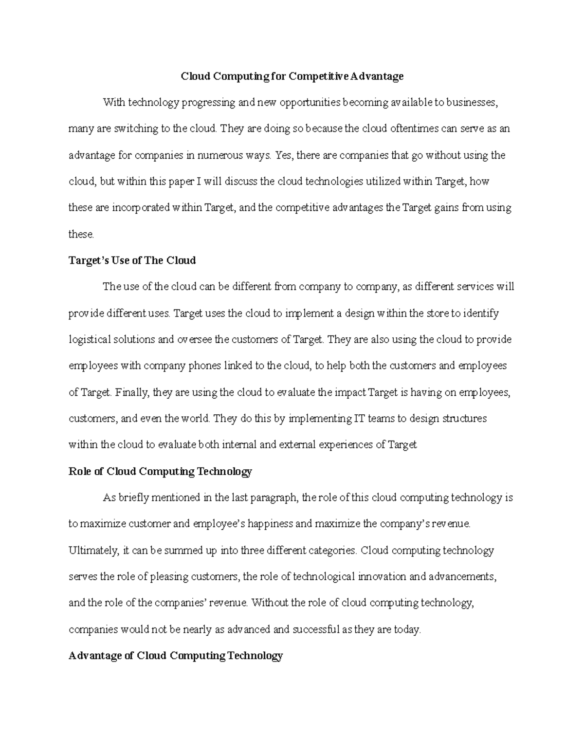 Bit-200 Cloud Computing for Competitive Advantage - Cloud Computing for Competitive Advantage ...