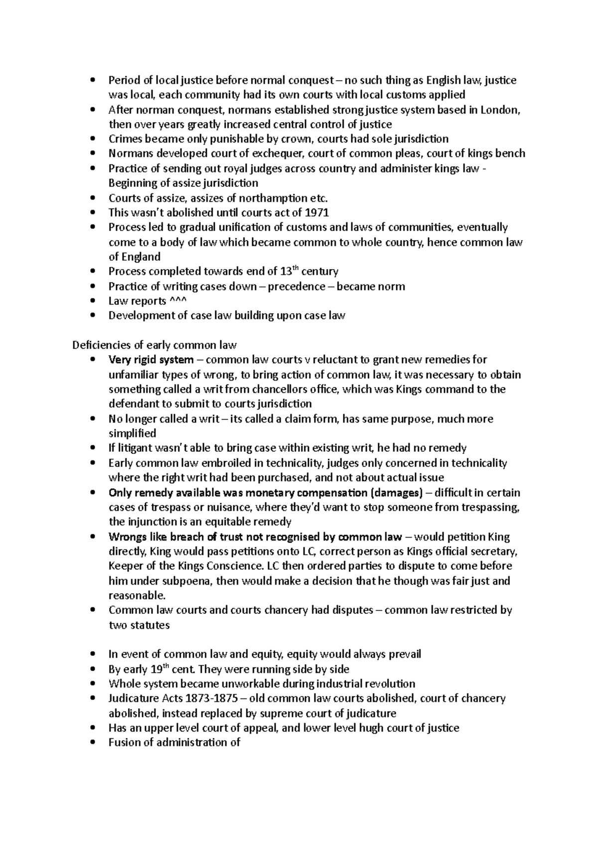 Lecture 1 - Mark Pawlowski - Period of local justice before normal ...