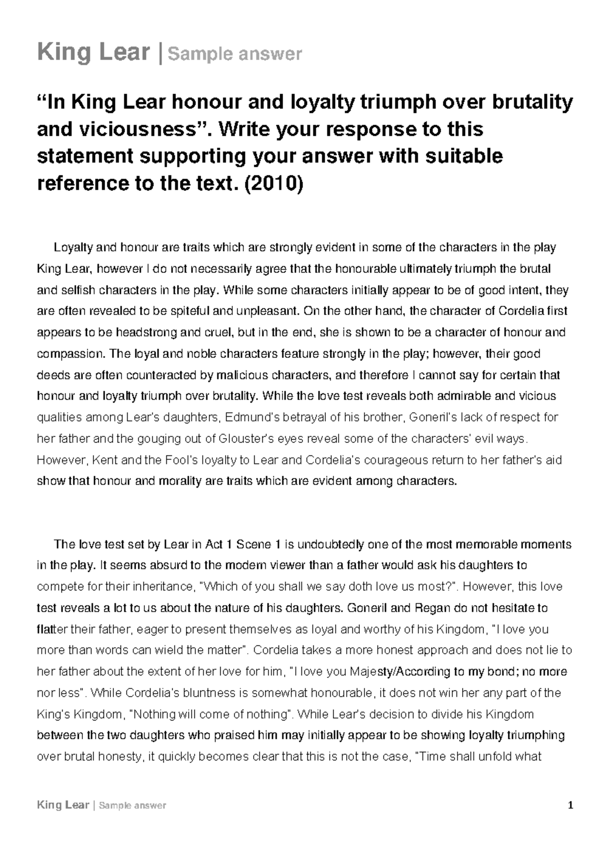2155fc4f dd00 4444 a6d1 27799027 d54b - King Lear | Sample answer “In ...