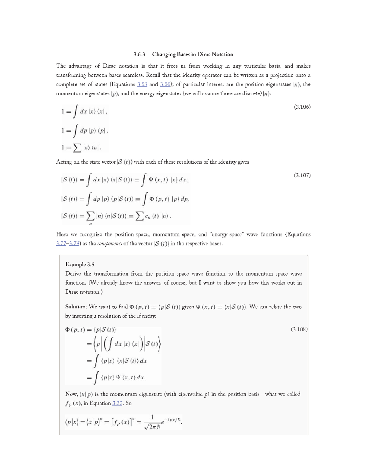 Changing Bases in Dirac Notation - PH 3410 - Studocu