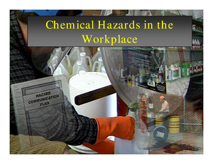 Workplace safety chemical hazards - Workplace safety - hazardous ...