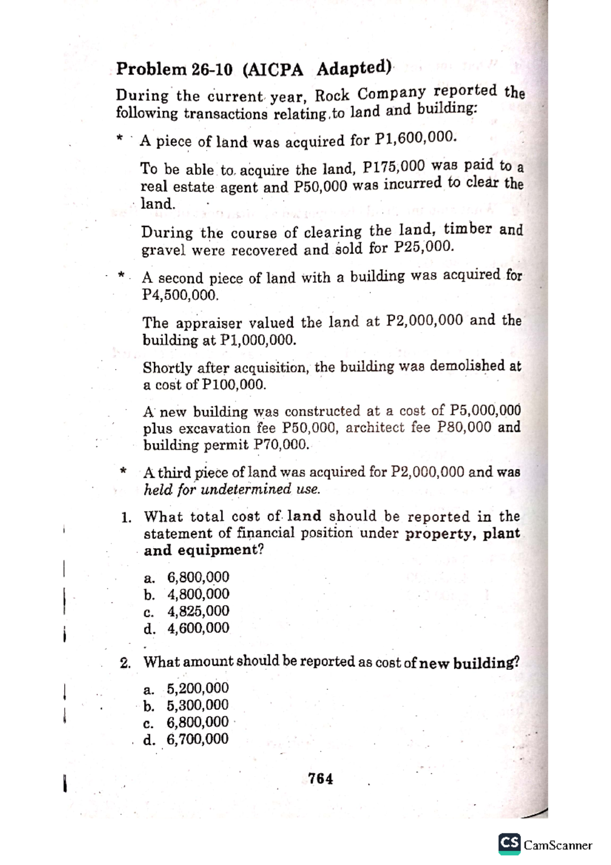 Problem 26 - Intermediate Accounting (Volume One) 2021 Edition Author ...