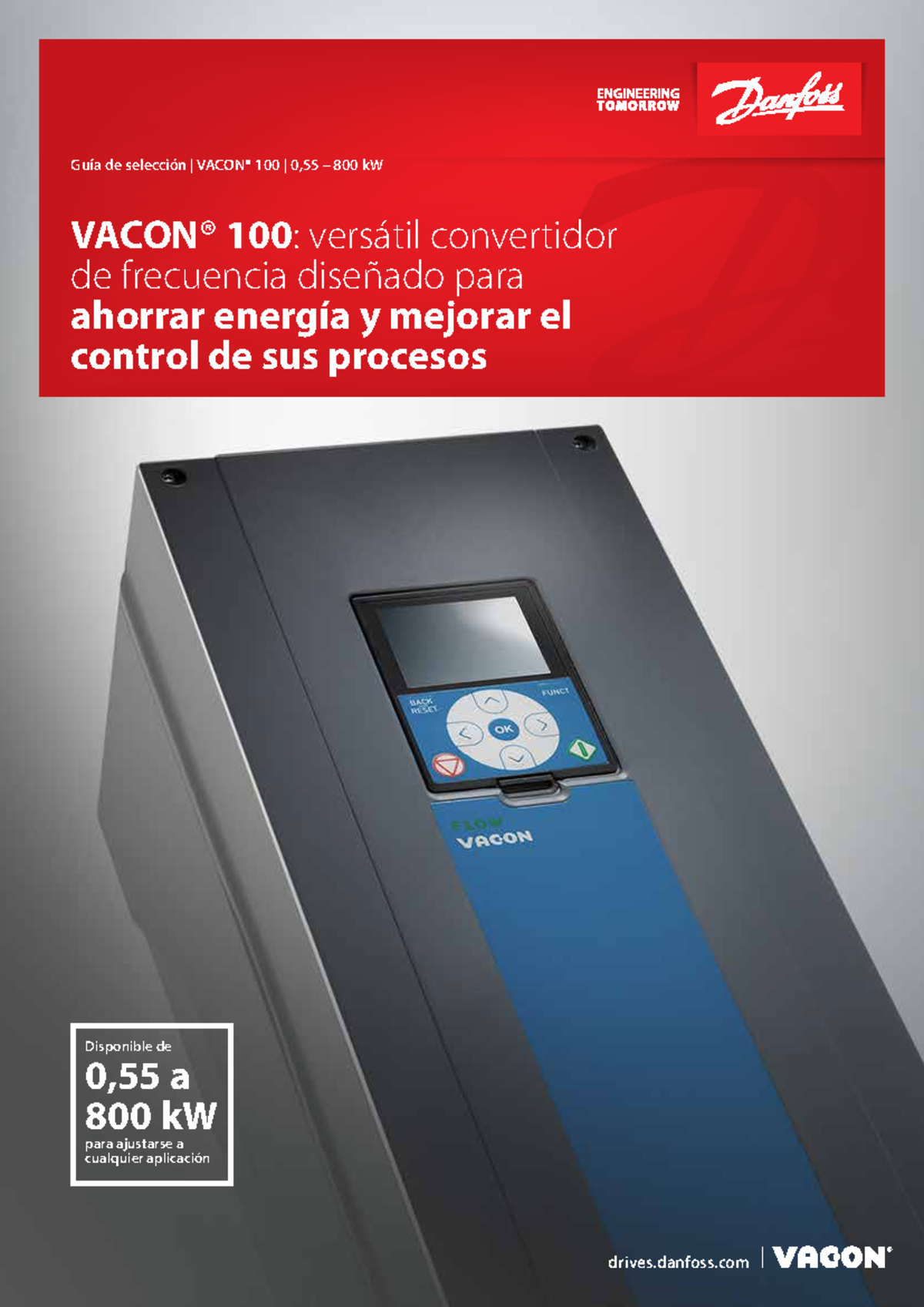 Vacon 100 - VACON® 100: versátil convertidor de frecuencia diseñado ...