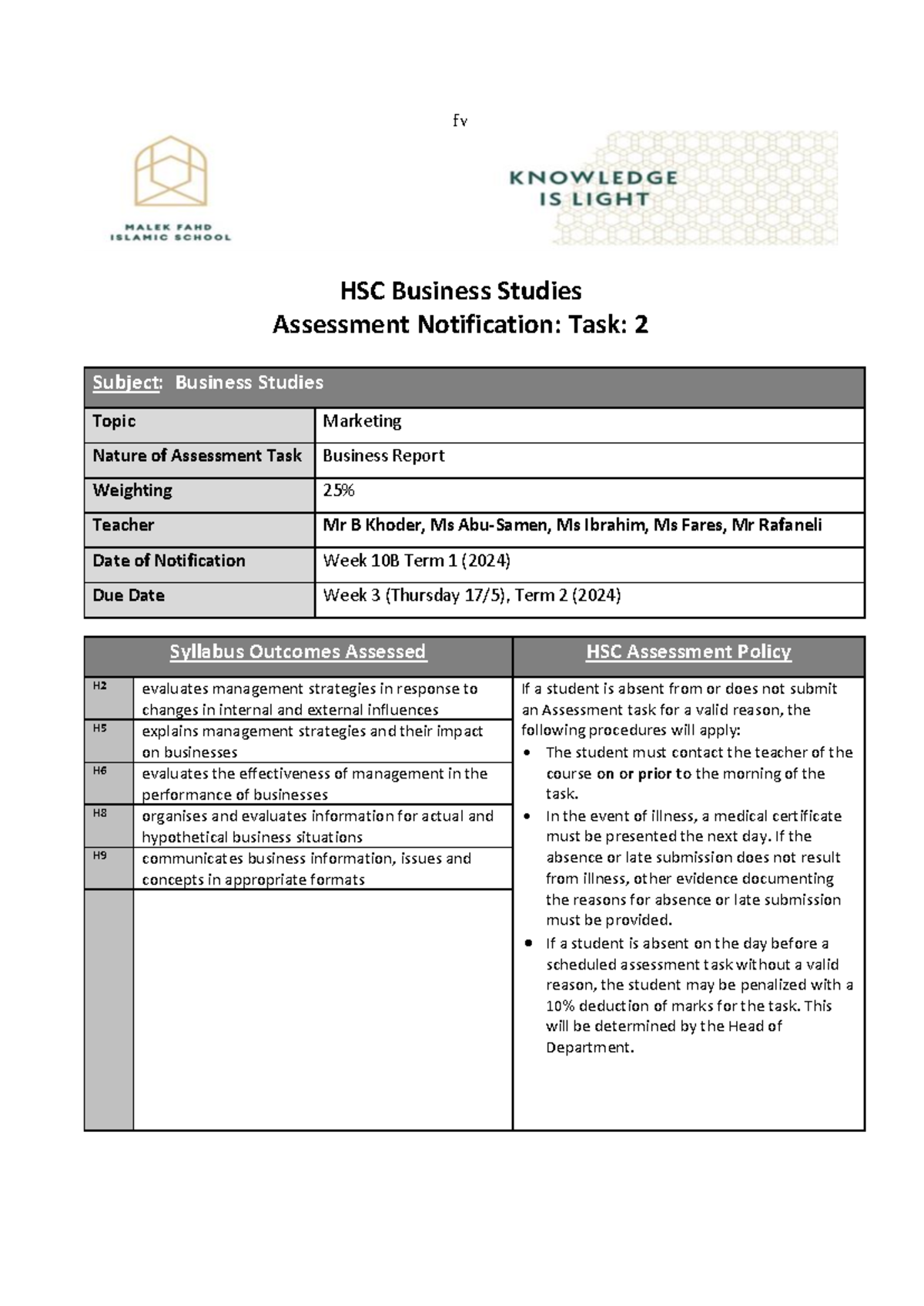 2024 HSC Business Studies - Assessment Task 2 v2.2 (002) copy - fv HSC ...