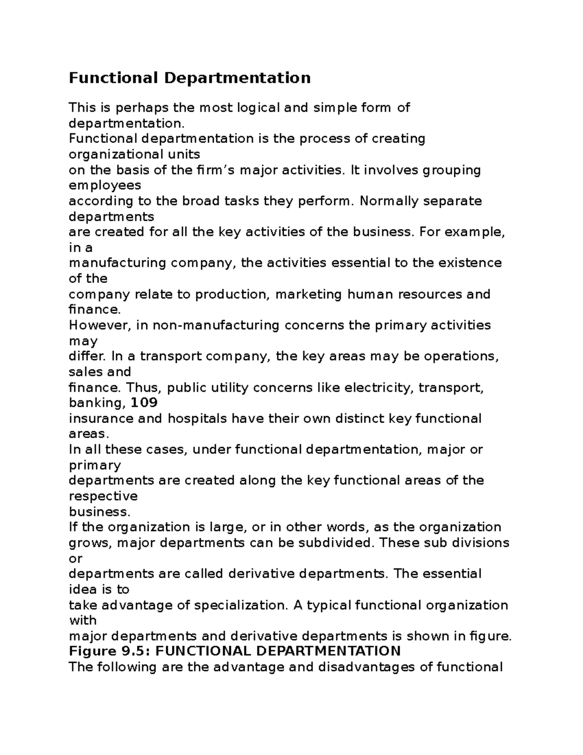 Functional Departmentation - Functional departmentation is the process ...