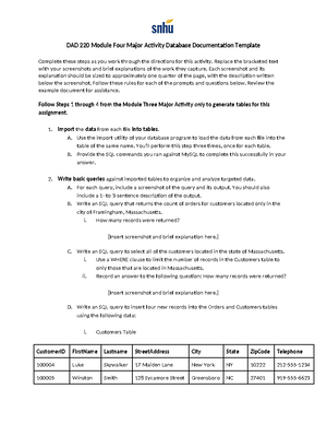 QSO-340 Project 3 - ..... - Module 7 - Analysis and Recommendations ...
