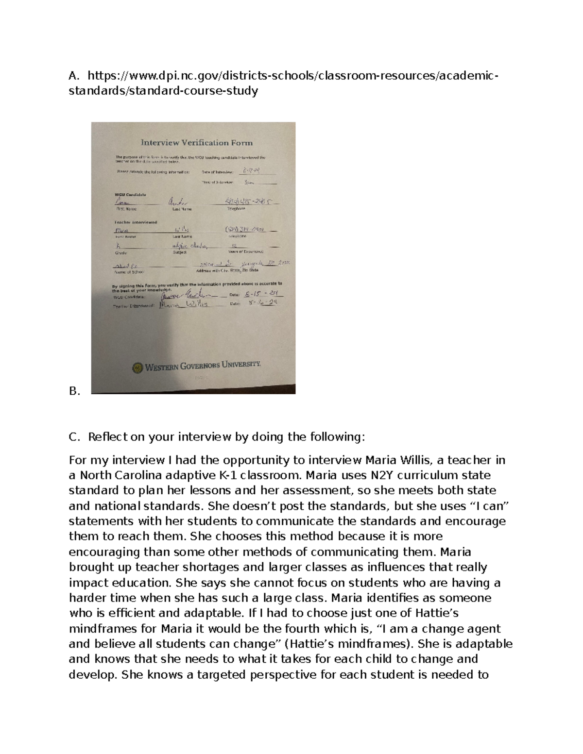 D097 Task 2 interveiw - A. dpi.nc/districts-schools/classroom-resources ...