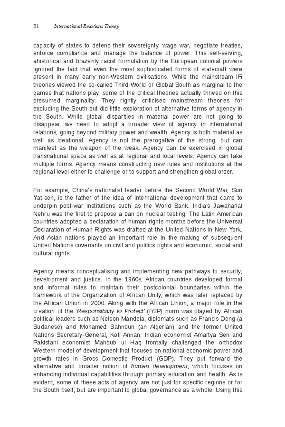 International Relations-48 - This self-serving, ahistorical and ...