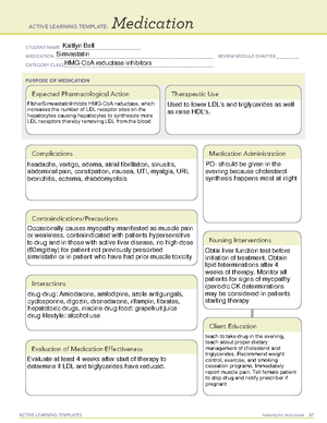 Keppra - Drug Card - ACTIVE LEARNING TEMPLATES THERAPEUTIC PROCEDURE A ...