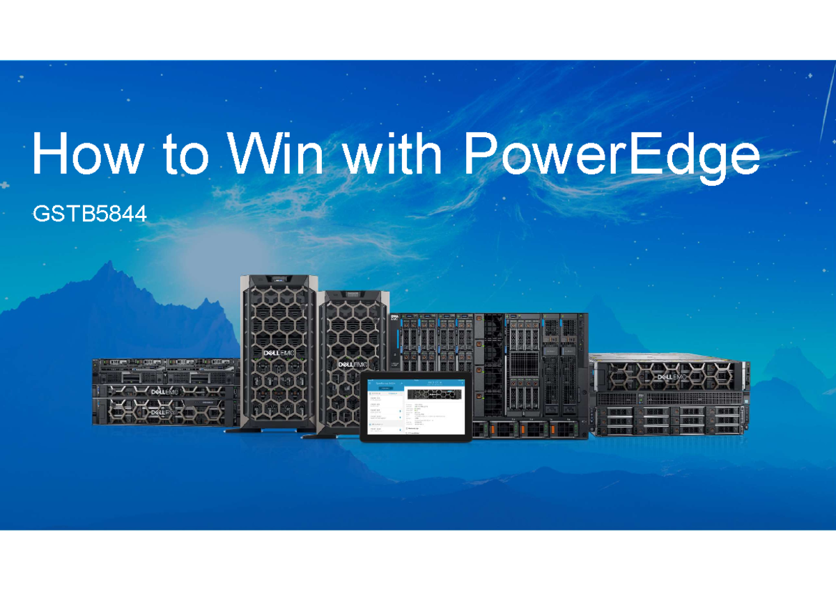How to Win with Power Edge - How to Win with PowerEdge GSTB Course ...