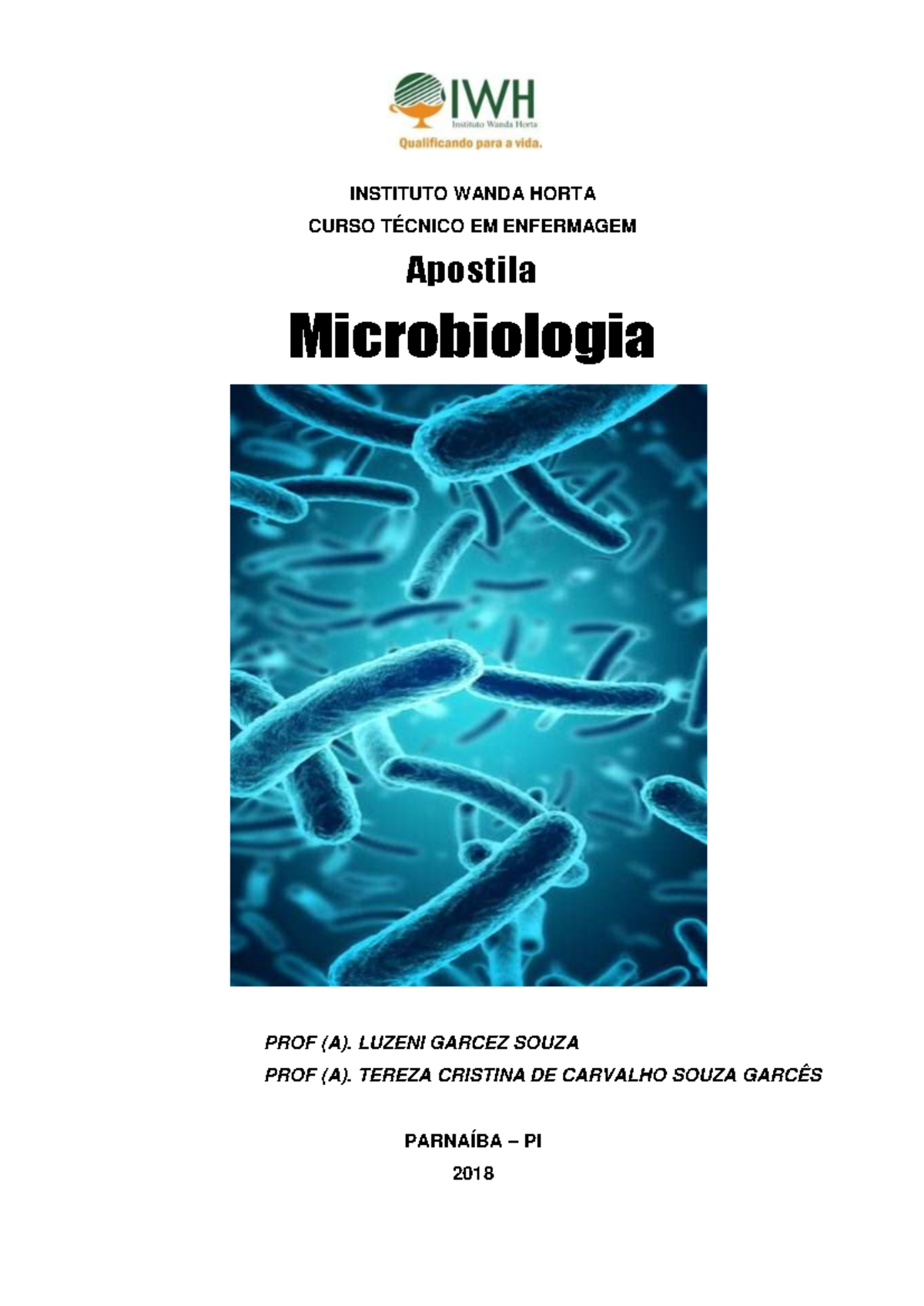 Apostila DE Microbiologia - Enfermagem - INSTITUTO WANDA HORTA CURSO ...