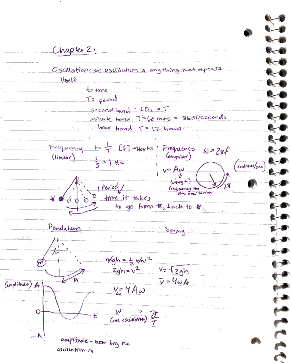 Chapter 2-3 Notes, Physics 1407 - PHY 1407 - Baylor University - Studocu