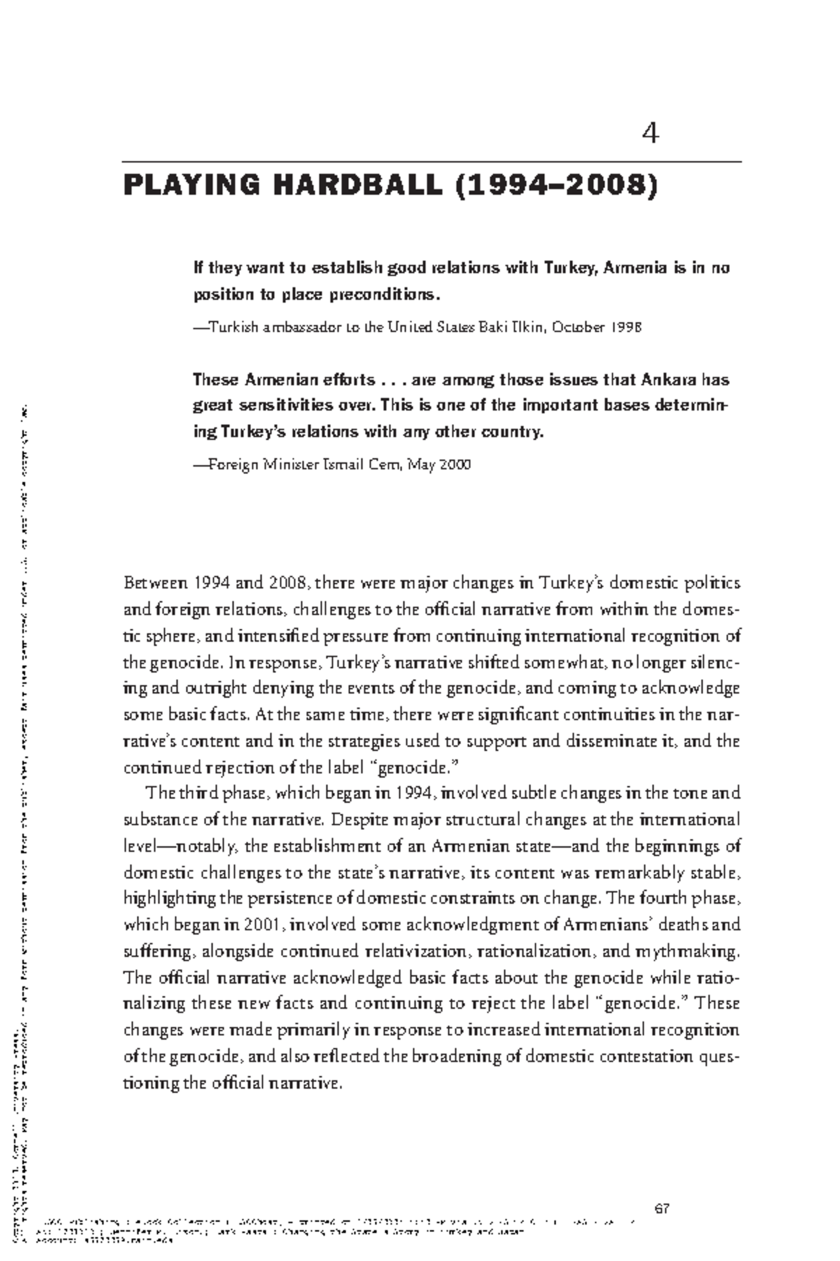 Jennifer MDixon 2018 4Playing Hardball 19942 Dark Pasts Changing The S - 67 Between 1994 and ...