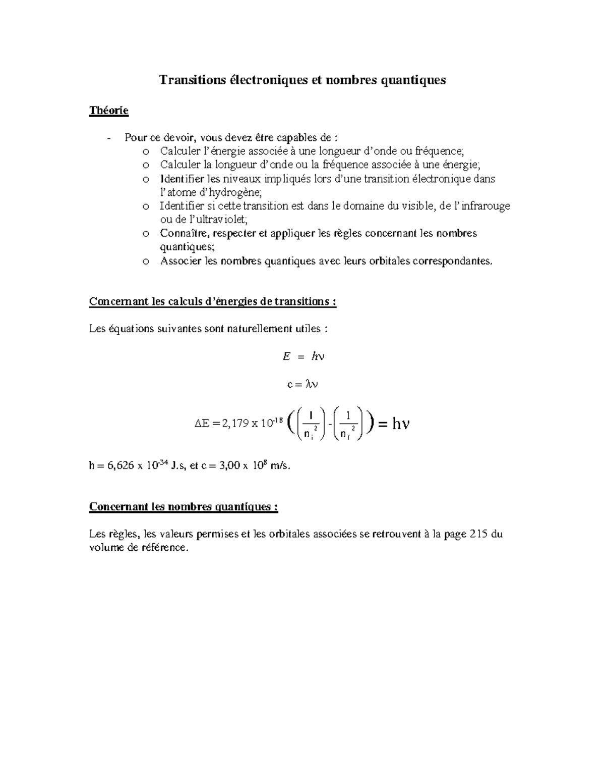 (corrigé)Devoir 3 transitions A 18 - Transitions électroniques et ...