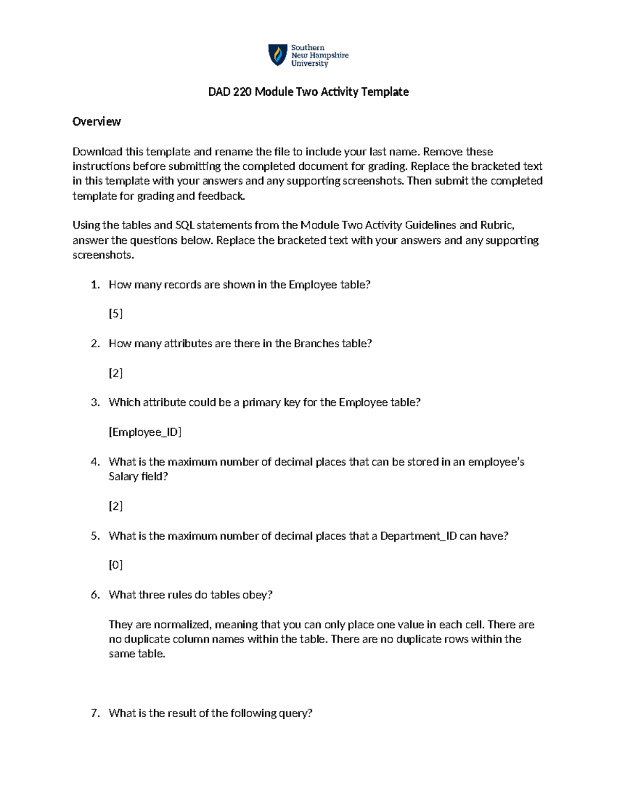 DAD 220 Module Two Activity Template JPorter Election Day - DAD 220 Module Two Activity Template ...