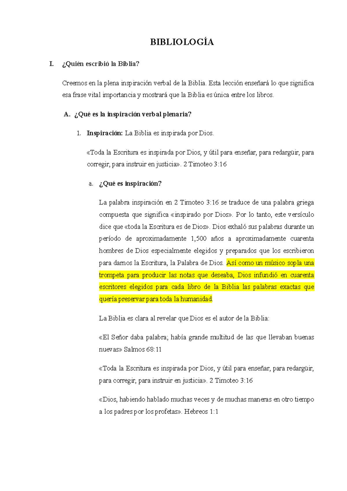 Doctrinas Bíblicas - Doctrina - BIBLIOLOGÍA I. ¿Quién escribió la ...