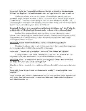 Module 11 Assignment 2 - Module #11 Assignment # Underlying Assumptions ...