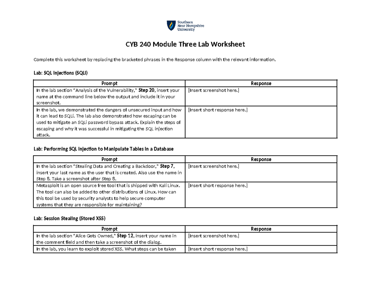 CYB 240 Module Three Lab Worksheet - CYB 240 Module Three Lab Worksheet ...