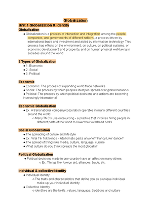 Social Studies - Grade: 10 - High School - Canada - Studocu