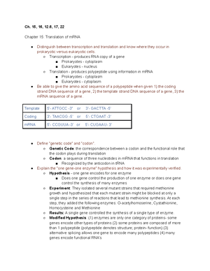 BIO 326 Genetics Week 8 AL worksheet - BIO 326 Genetics Week 8 Active ...