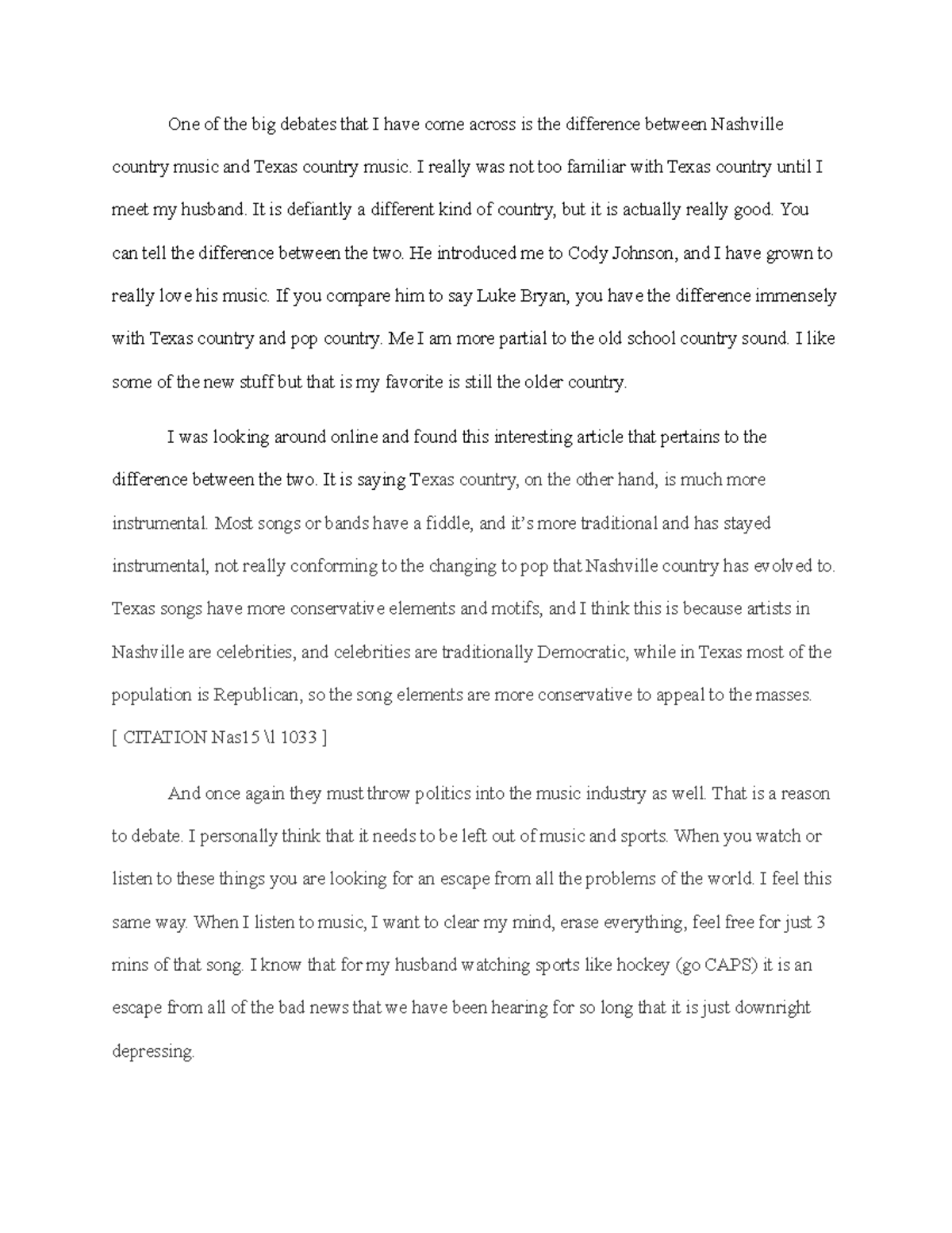 Module one paper - none - One of the big debates that I have come ...