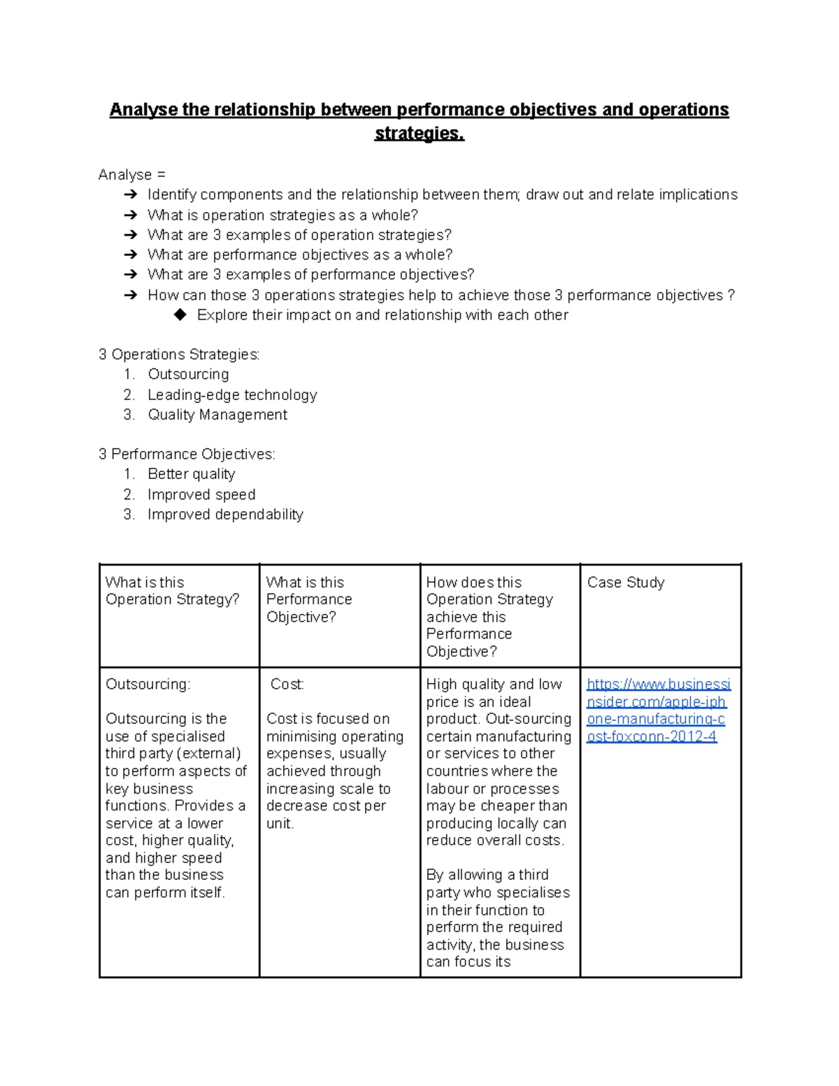 Business studies essay plan - Analyse the relationship between ...