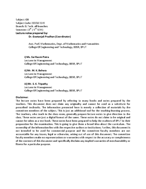 Product design - Lecture notes 12 - Module-I 1 PRODUCT DESIGN ...