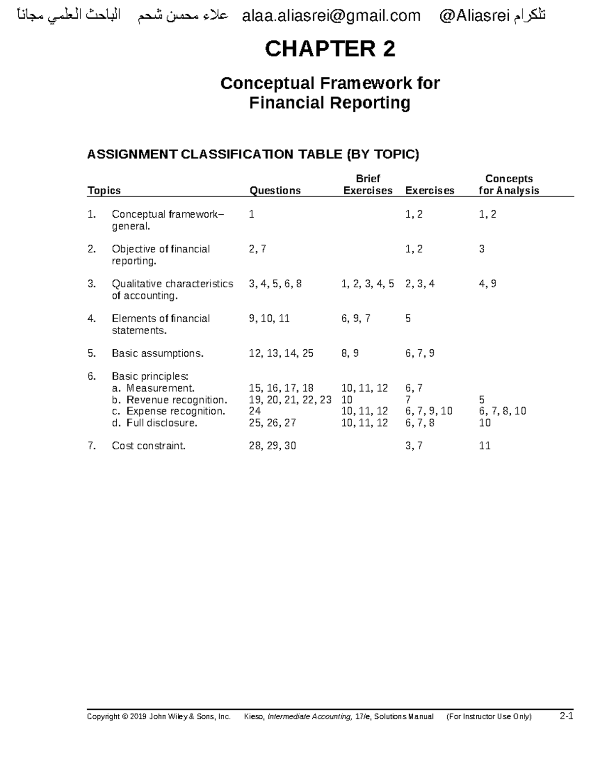 Ch02 - chapter 02 intermediate accounting - Copyright © 2019 John Wiley ...