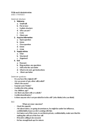 Drafting exercise LPC - UNIVERSITY OF WESTMINSTER LEGAL PRACTICE COURSE ...