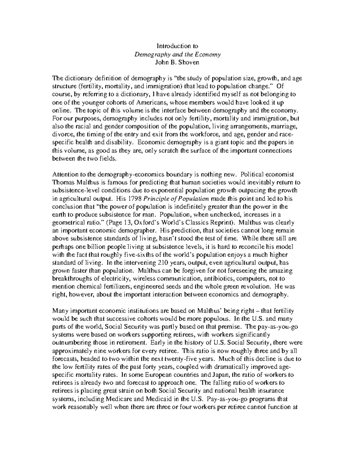 C8403 - learn more of health sciences - Introduction to Demography and ...