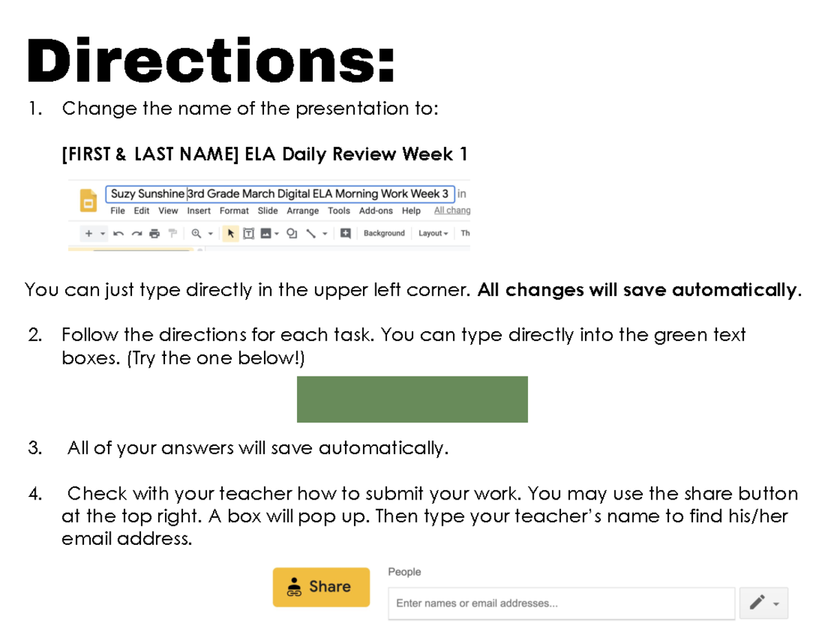 Joy Triggs - Copy of 8th Grade August Digital ELA Daily Review Week 1 ...