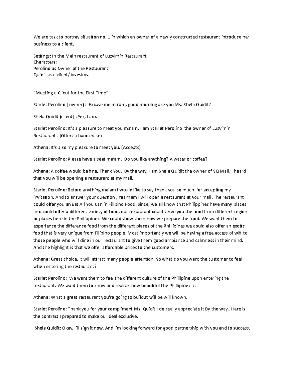 EP Script Final 5 - To guide them in the course activity - We are task ...