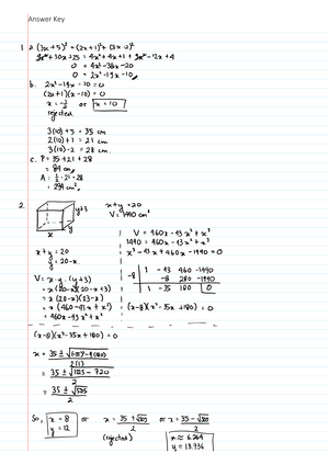 Latihan matematika - Matematika - Studocu