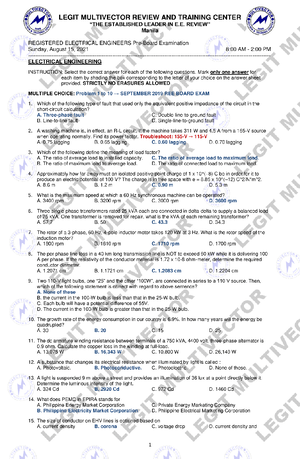 ESAS Multivector - april 2023 REE - Bachelor of Science in Electrical ...