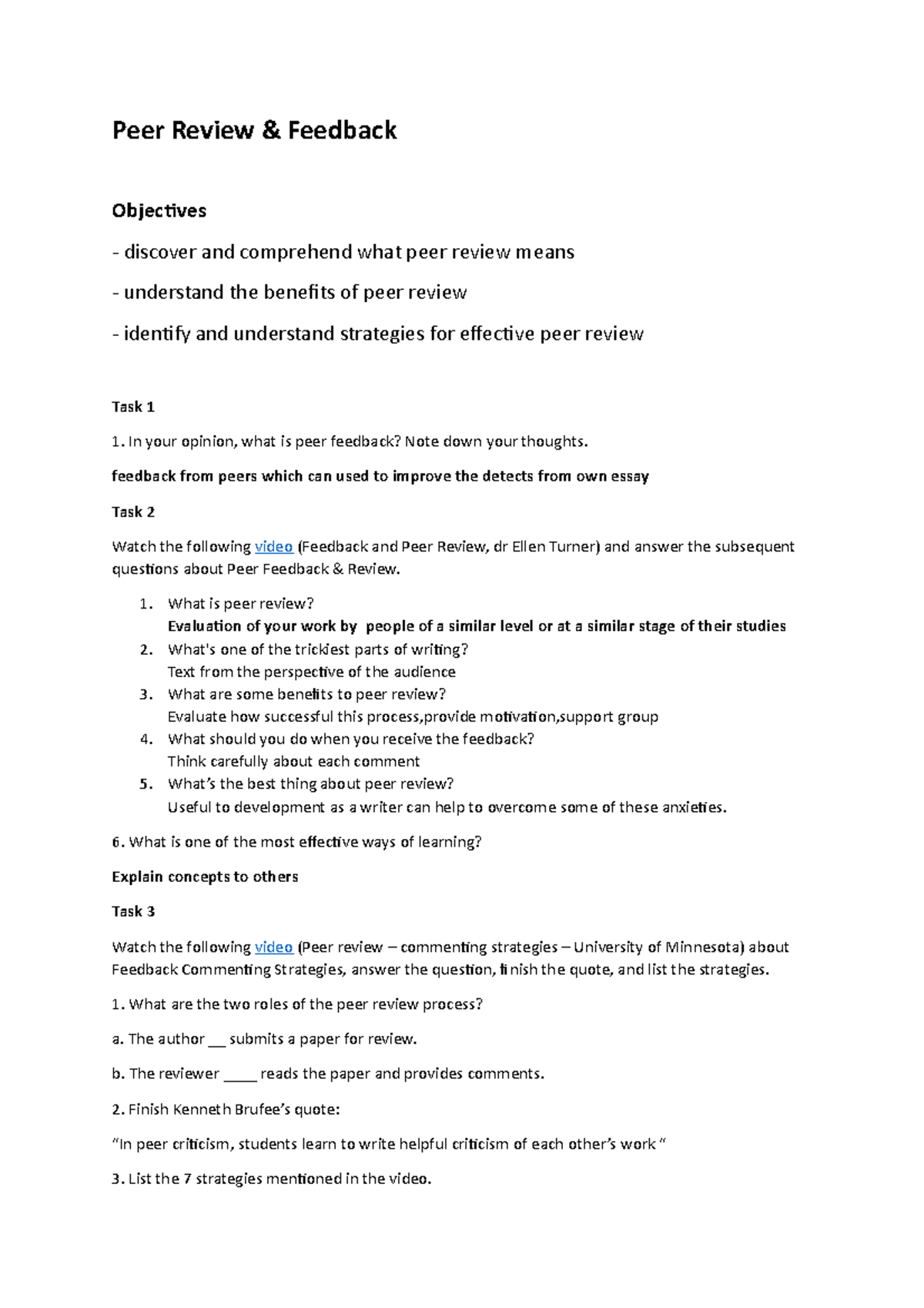 Peer+Review+Worksheet copy - University English - CityU - Studocu