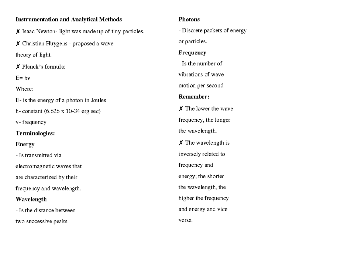 Anachem- Reviewer- Final - Instrumentation and Analytical Methods Isaac ...